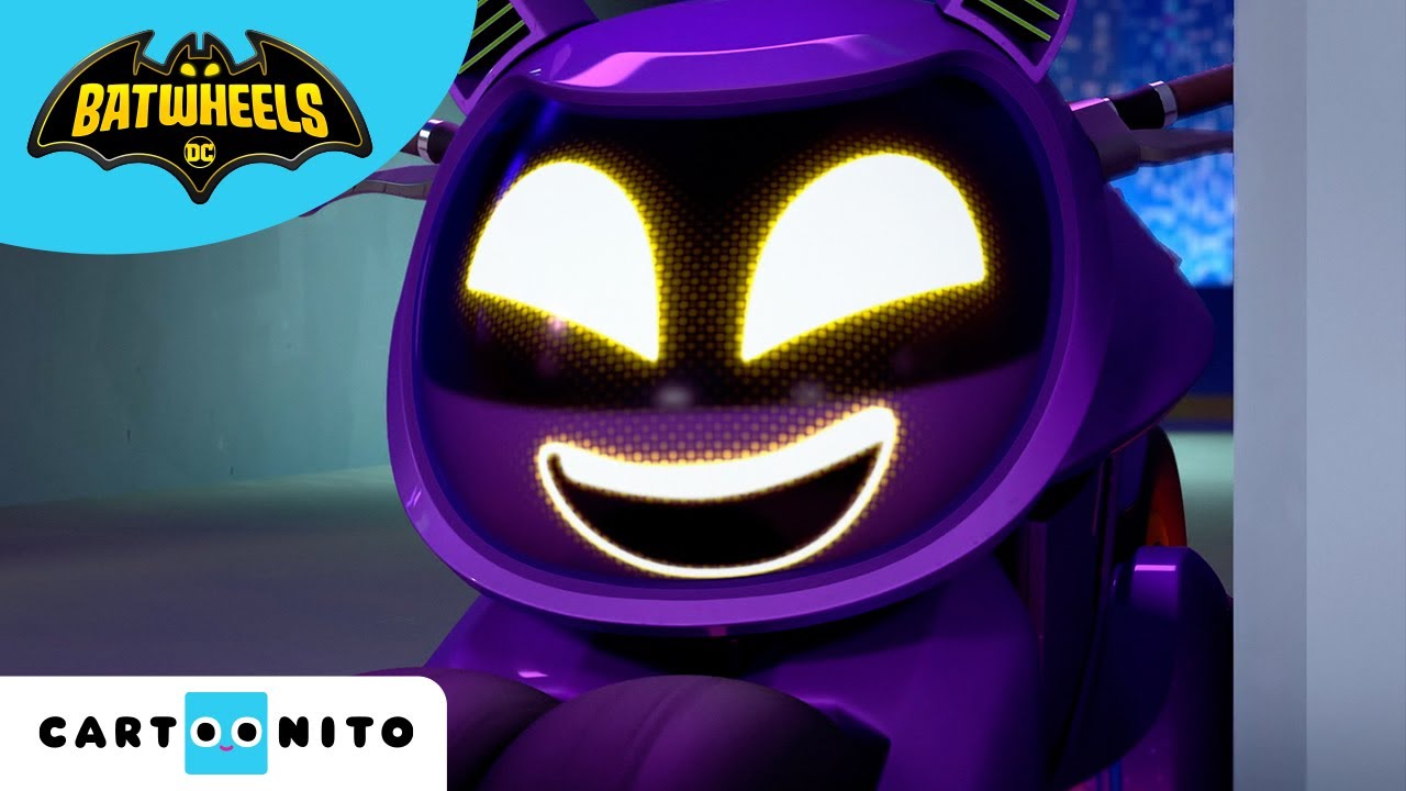 Bibi rescues Batgirl from the Joker | Batwheels | @cartoonito | Kids ...