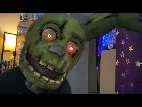 Full Animatronic Springtrap Head Reveal - YouTube