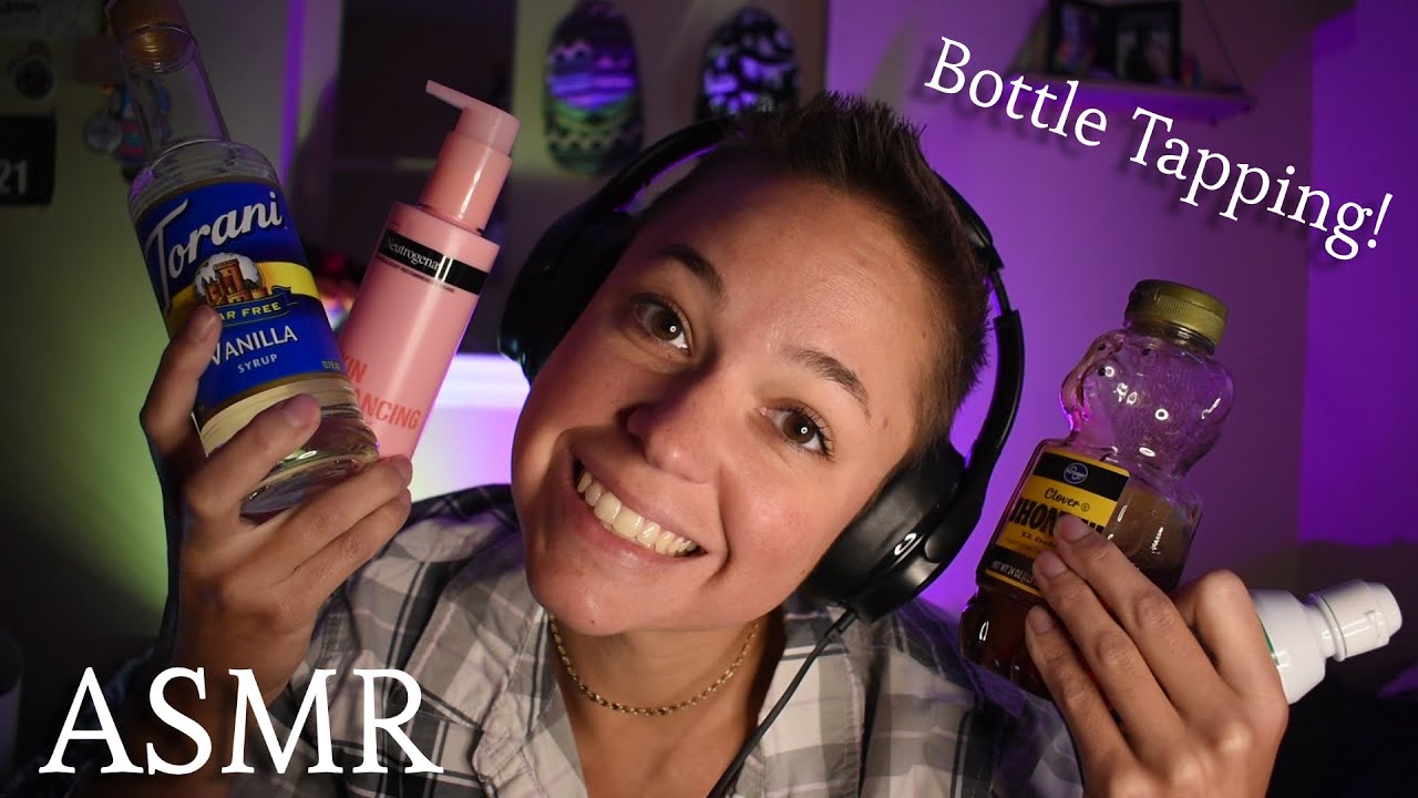 ASMR Bottle Tapping (Whisper Rambling) - YouTube