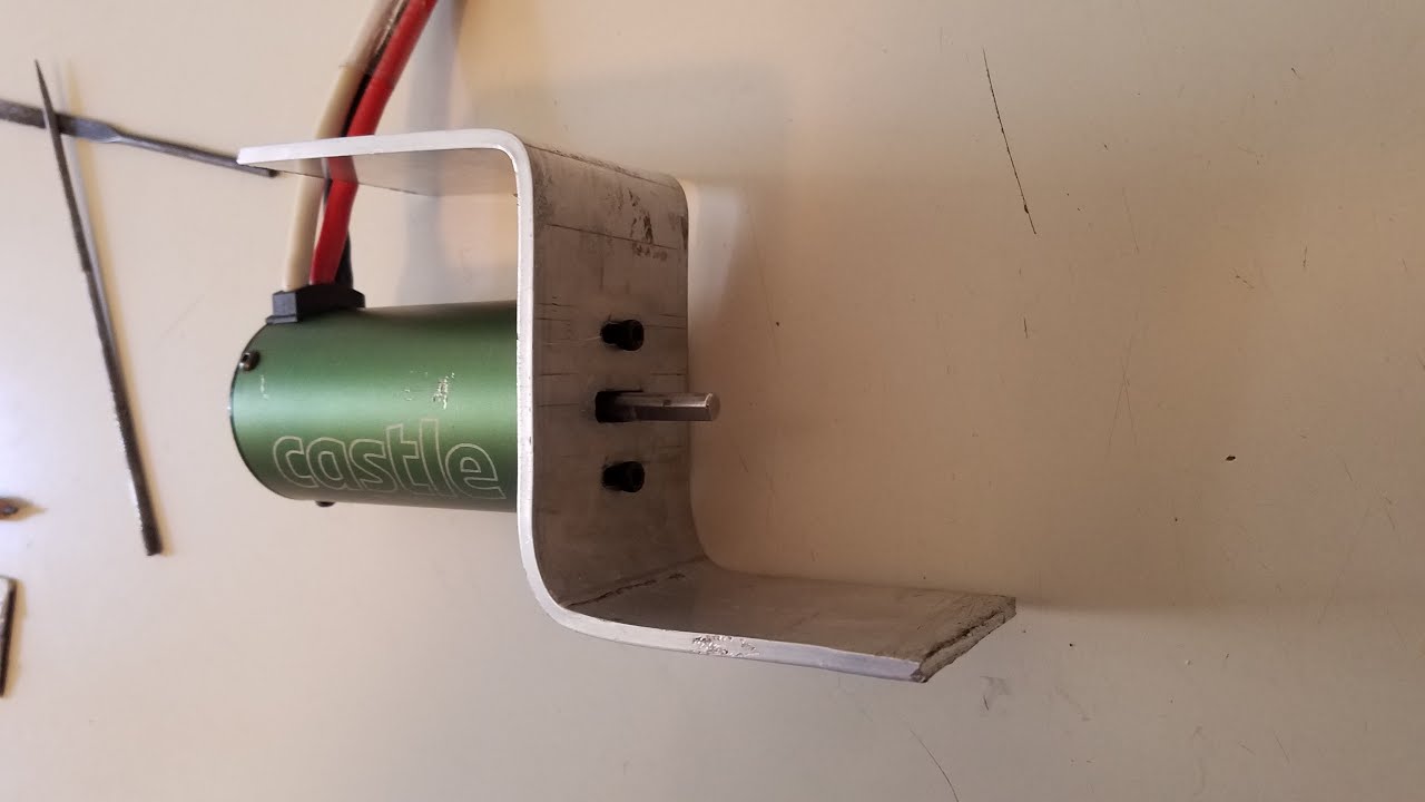 how to make a rc motor mount - YouTube