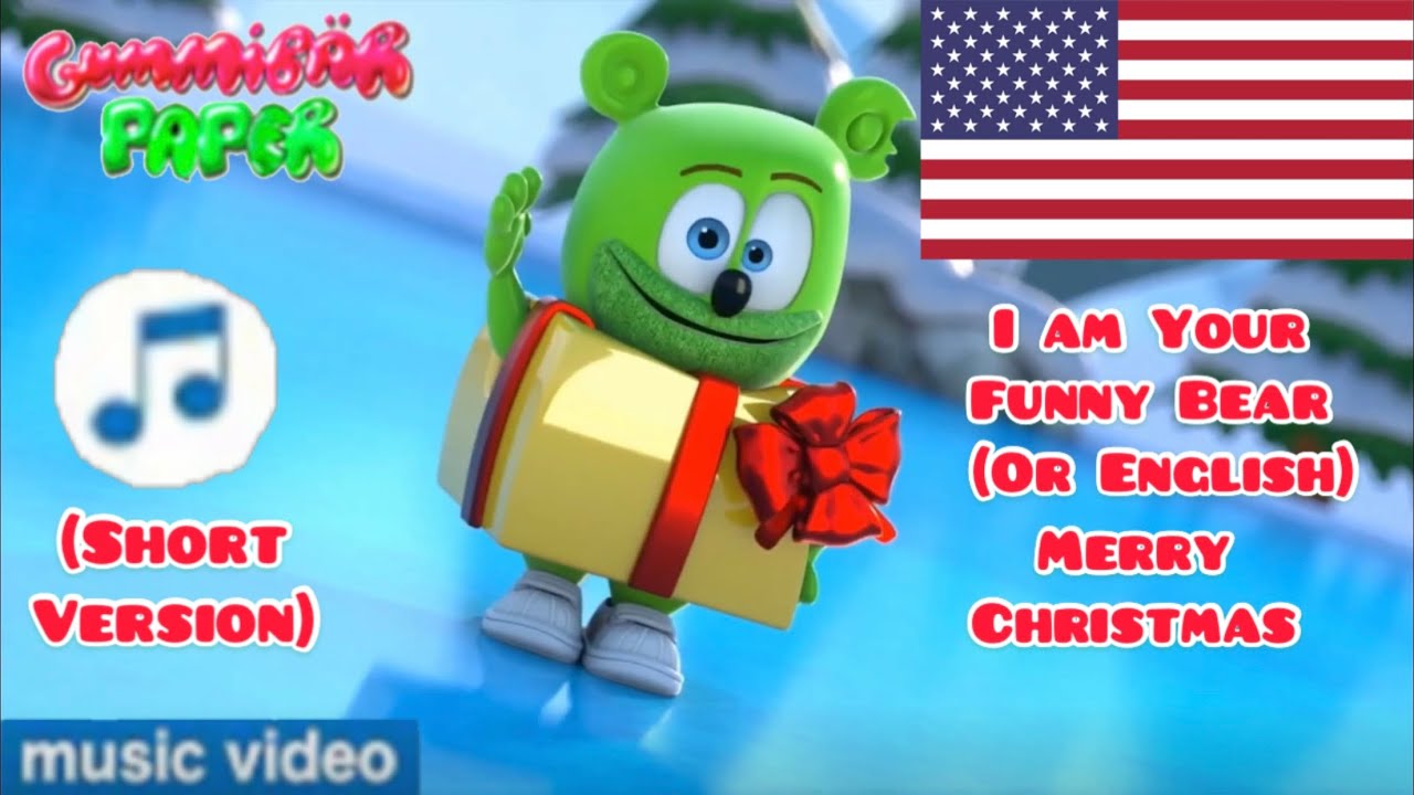 The Gummy Bear Song Short I Am Your Funny Bear (Or English 🇺🇸 ...