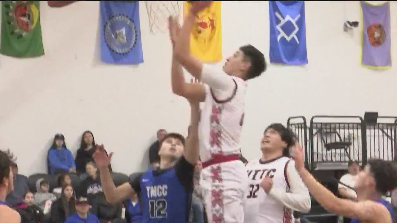 Basketball: UTTC Grabs Home Win over Turtle Mountain CC - YouTube