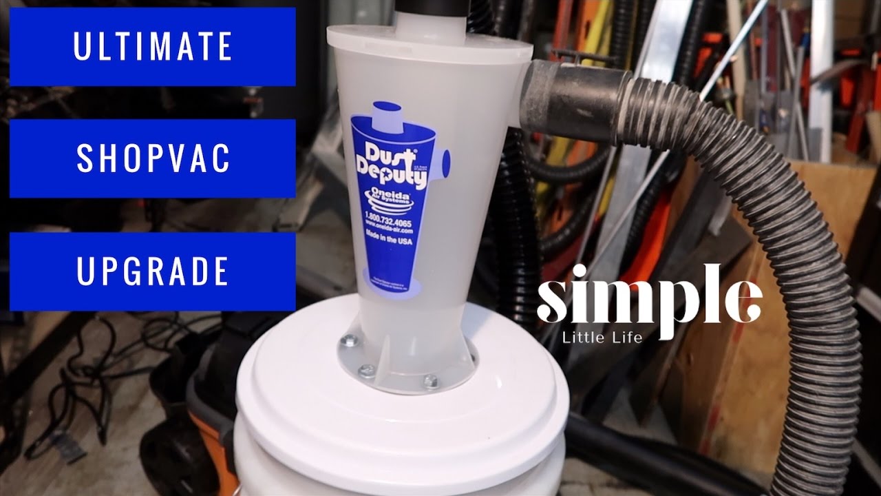 Tool Time Tuesday - Dust Deputy Cyclone Separator for your shop vac ...