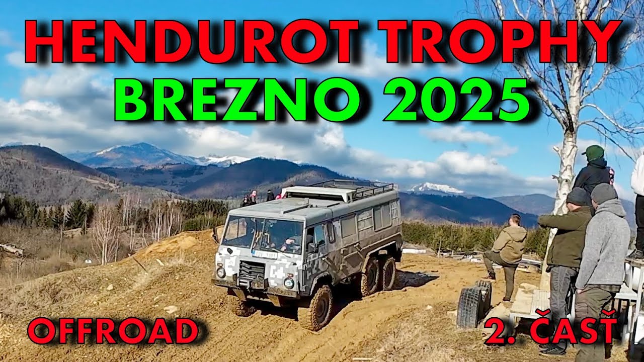 OFFROAD 4x4 BREZNO 2025 HENDUTOT TROPHY 2 ČASŤ ROZBILI SME DRON ...
