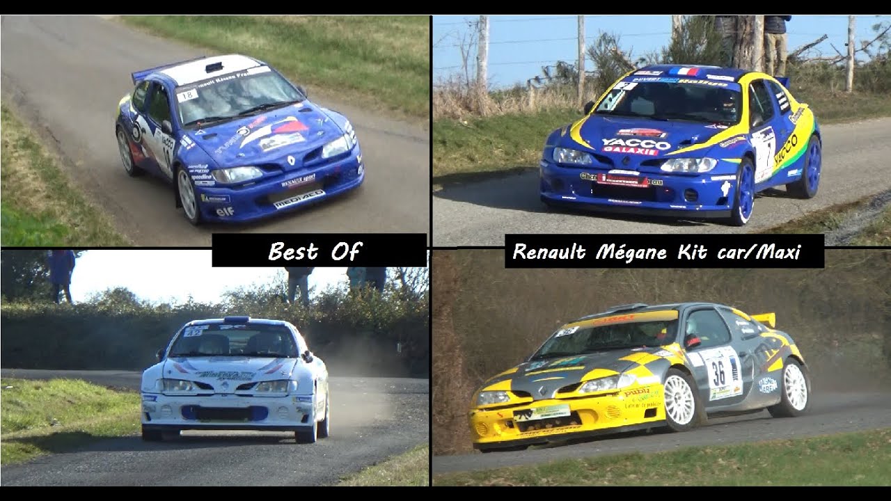 Rallye Best of Renault Mégane Kit car Maxi A7K F2000 - YouTube