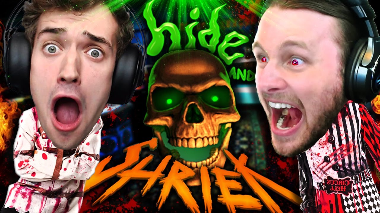 WE'RE GHOSTS in HIDE AND SHRIEK! - YouTube