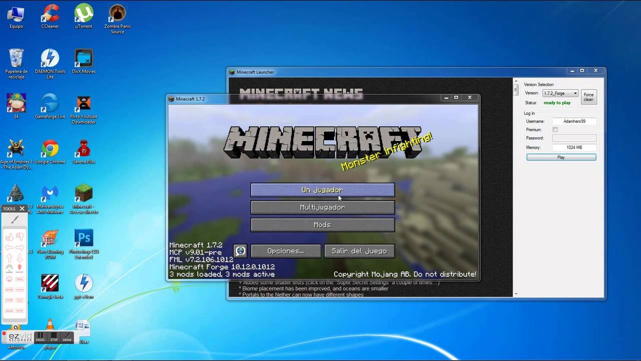 Como ponerse una skin en minecraft (LAUNCHER) - YouTube