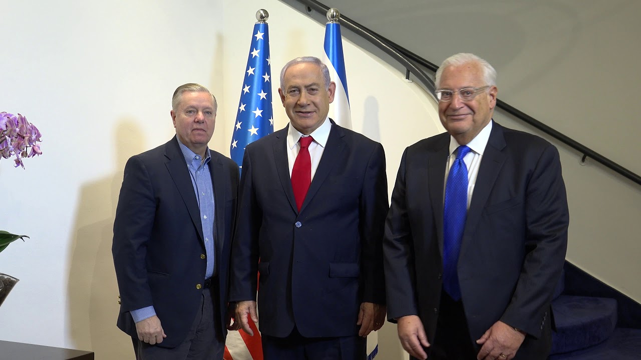 Senator Graham and Ambassador Friedman meet with Israeli Prime Minister ...