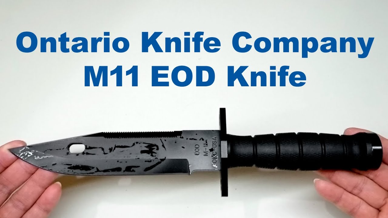 Ontario Knife Company M11 EOD Knife - YouTube