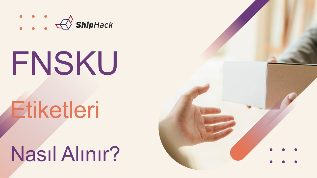 FBA FNSKU Ürün Etiketleri Nasıl Oluşturulur? - YouTube