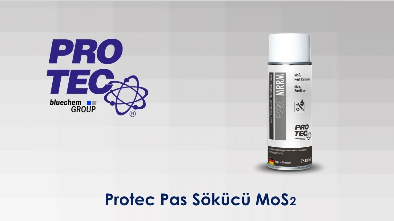 Protec Pas Sökücü MoS2 Spreyi | Rust Remover MoS2 - YouTube