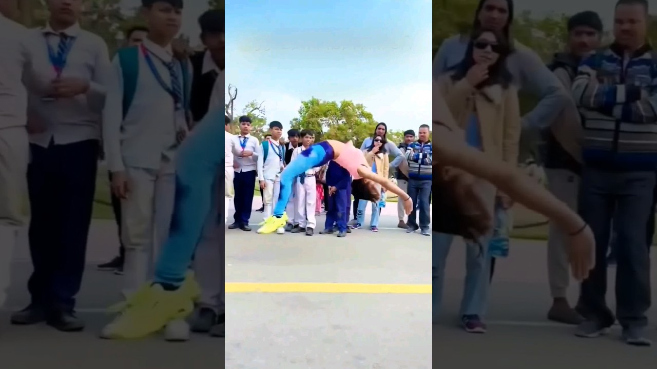 girls Vs boys back hand spring 🤸 new viral short video #shortsfeed # ...