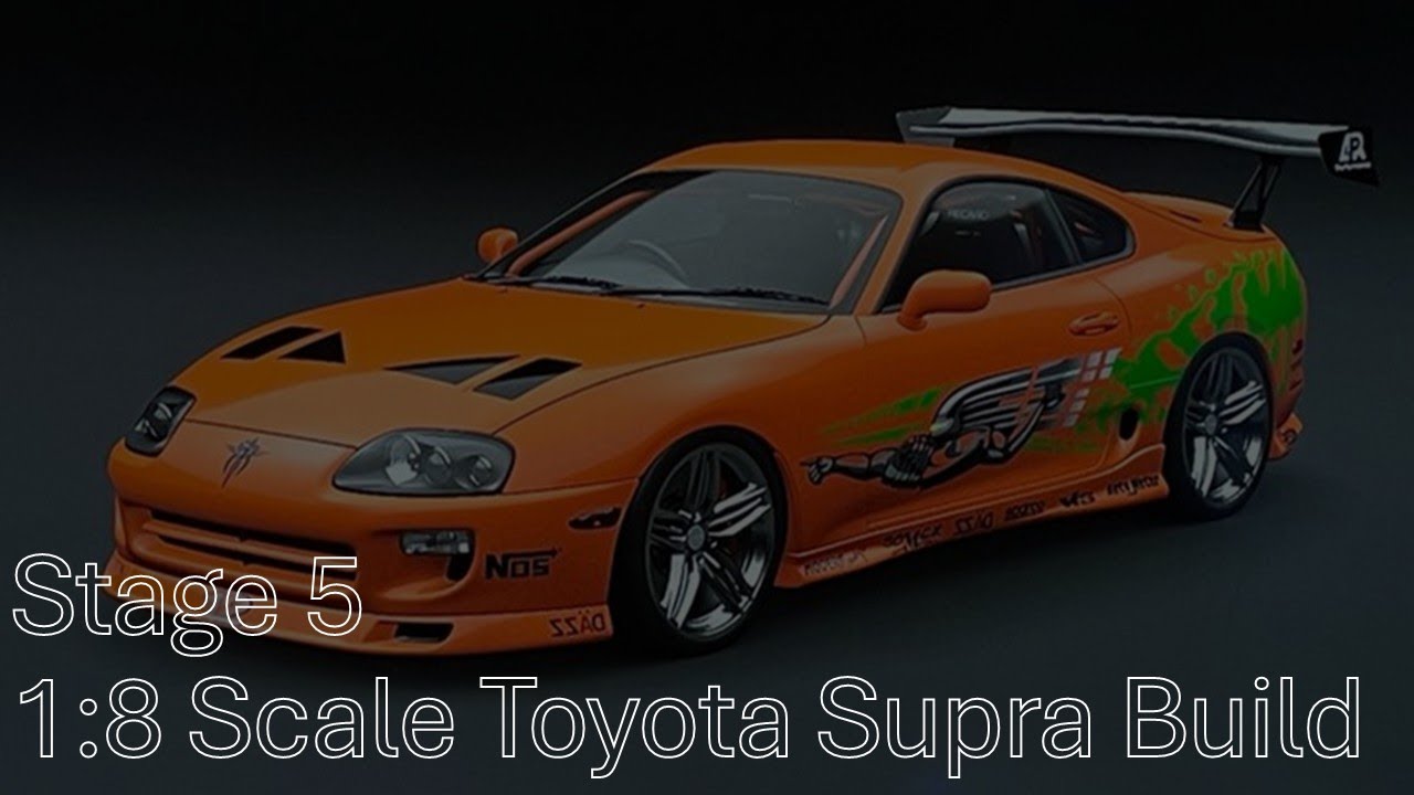 1:8 Scale Toyota Supra Build Stage 5 - YouTube
