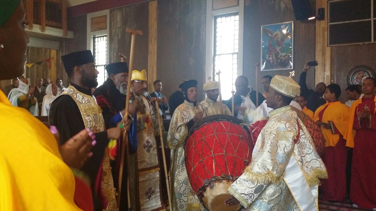 Ethiopian's in Vancouver Celebrating Medhanialem at Tsedenia Kidist ...