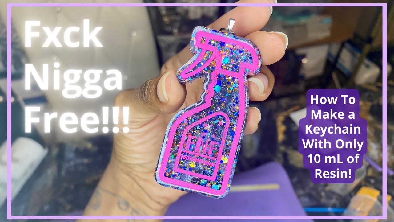 F*ck Boy Repellent Resin Keychain DIY How to Use Liquid Latex While ...