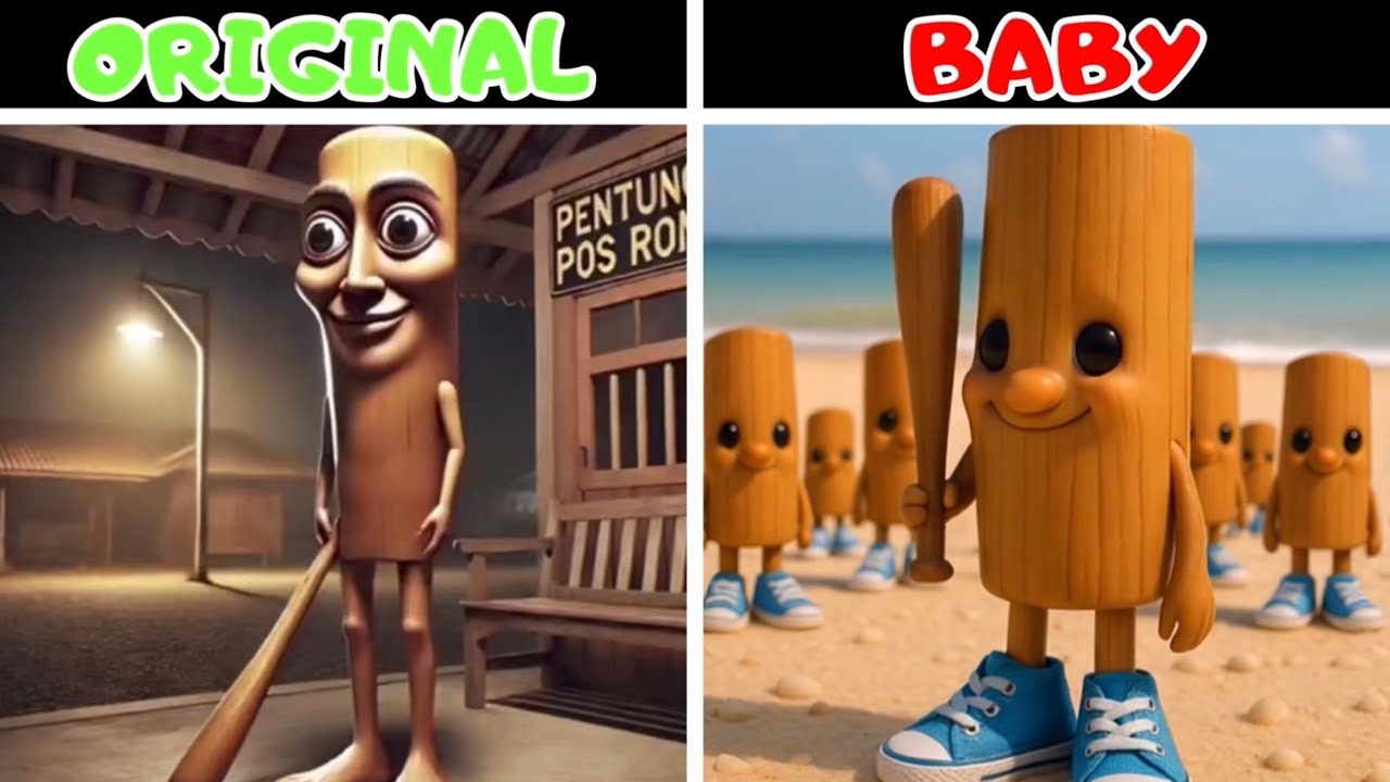 Italian Brainrot Original vs All Baby Italian Brainrot Animals Version ...