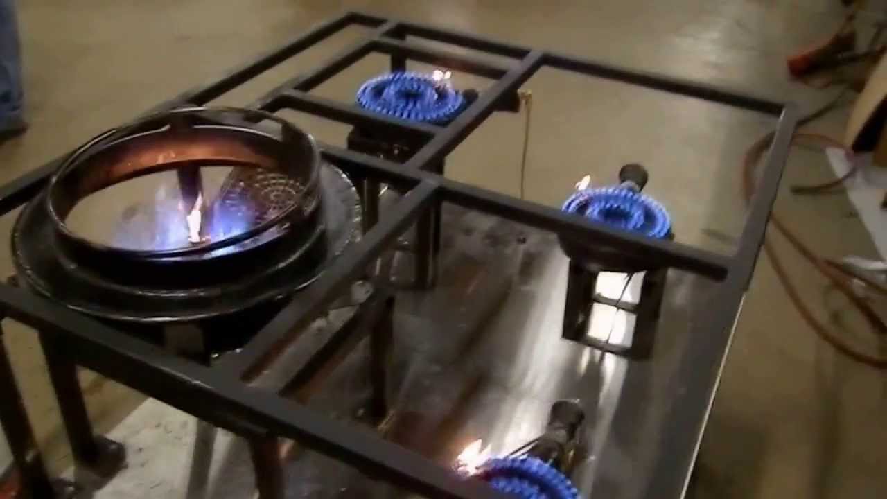 Wok Table For Food Truck - YouTube