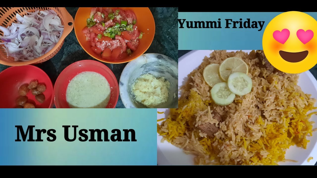 Beef Biryani Recipe by Mrs Usman | Chicken biryani recipe | Dum biryani ...