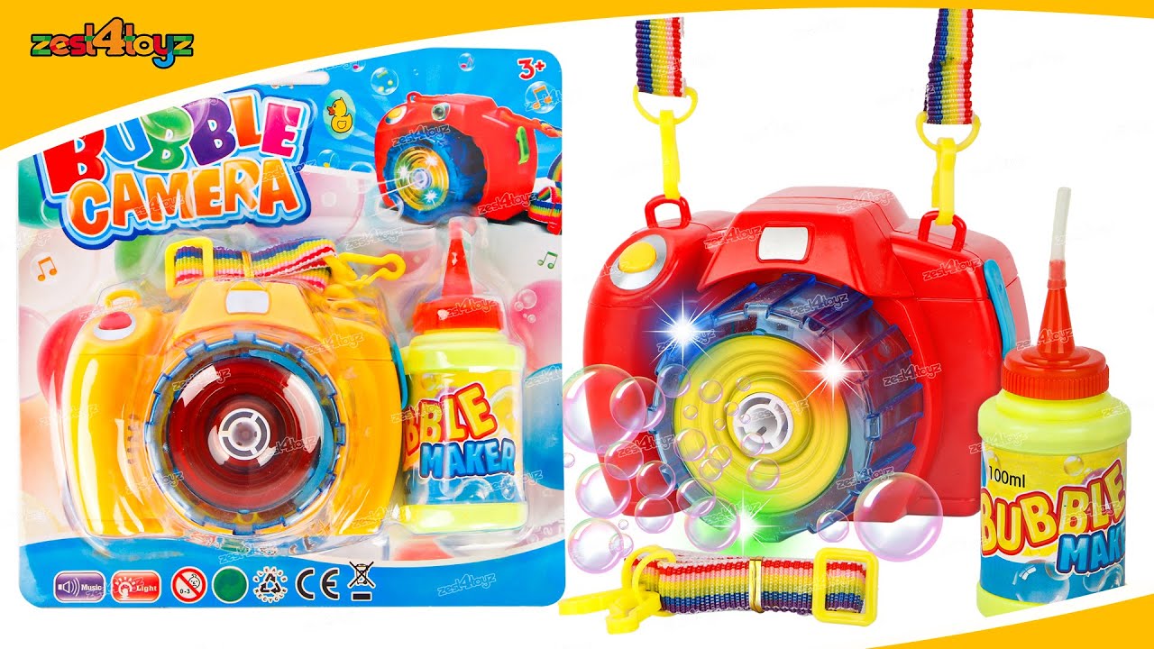 zest 4 toyz Bubble Camera for Kids Bubble Maker Machines Automatic ...
