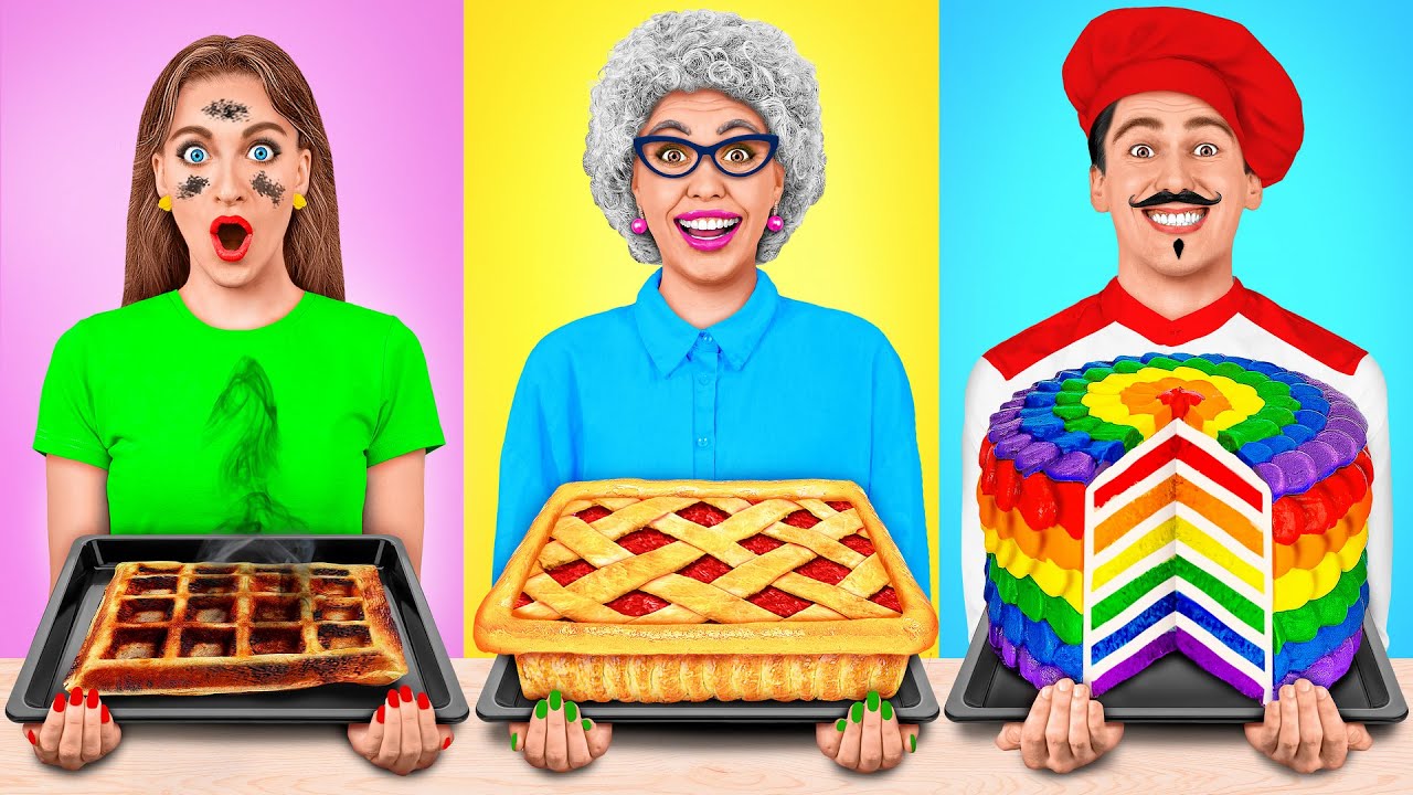 Кулинарный Челлендж: Я против Бабушки | Битвы с едой от Multi DO ...