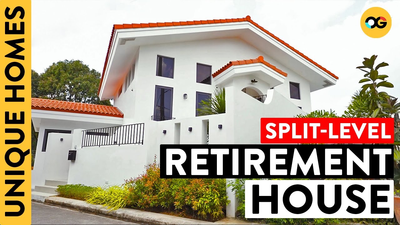 Stunning Split-Level Retirement Home: Modern & Classic Design Blend for ...