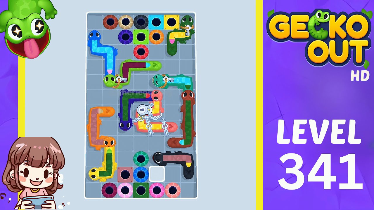 Gecko Out Level 341 Solution Walkthrough - YouTube