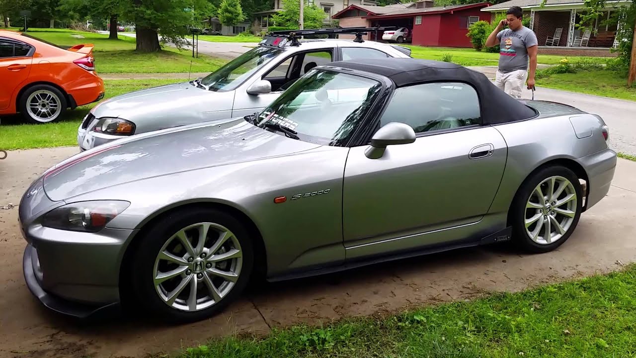 Honda S2000 w/ Dual N1 Invidia Exhaust - YouTube