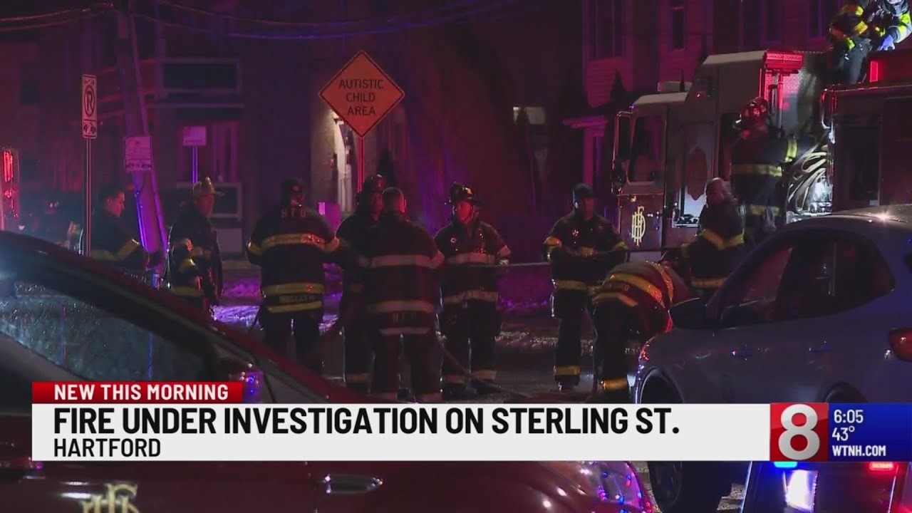 Fire at multifamily home on Sterling Street in Hartford under ...