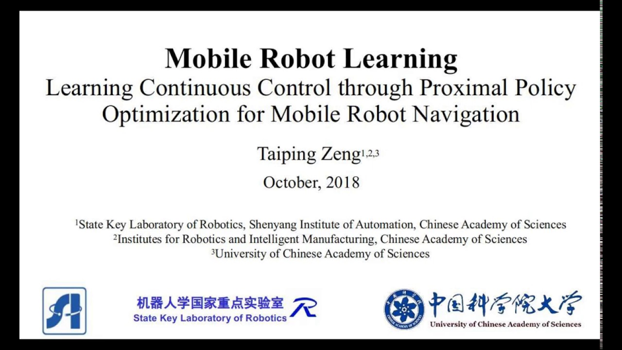 Learning Continuous Control Through Proximal Policy Optimization For Mobile Robot Navigation