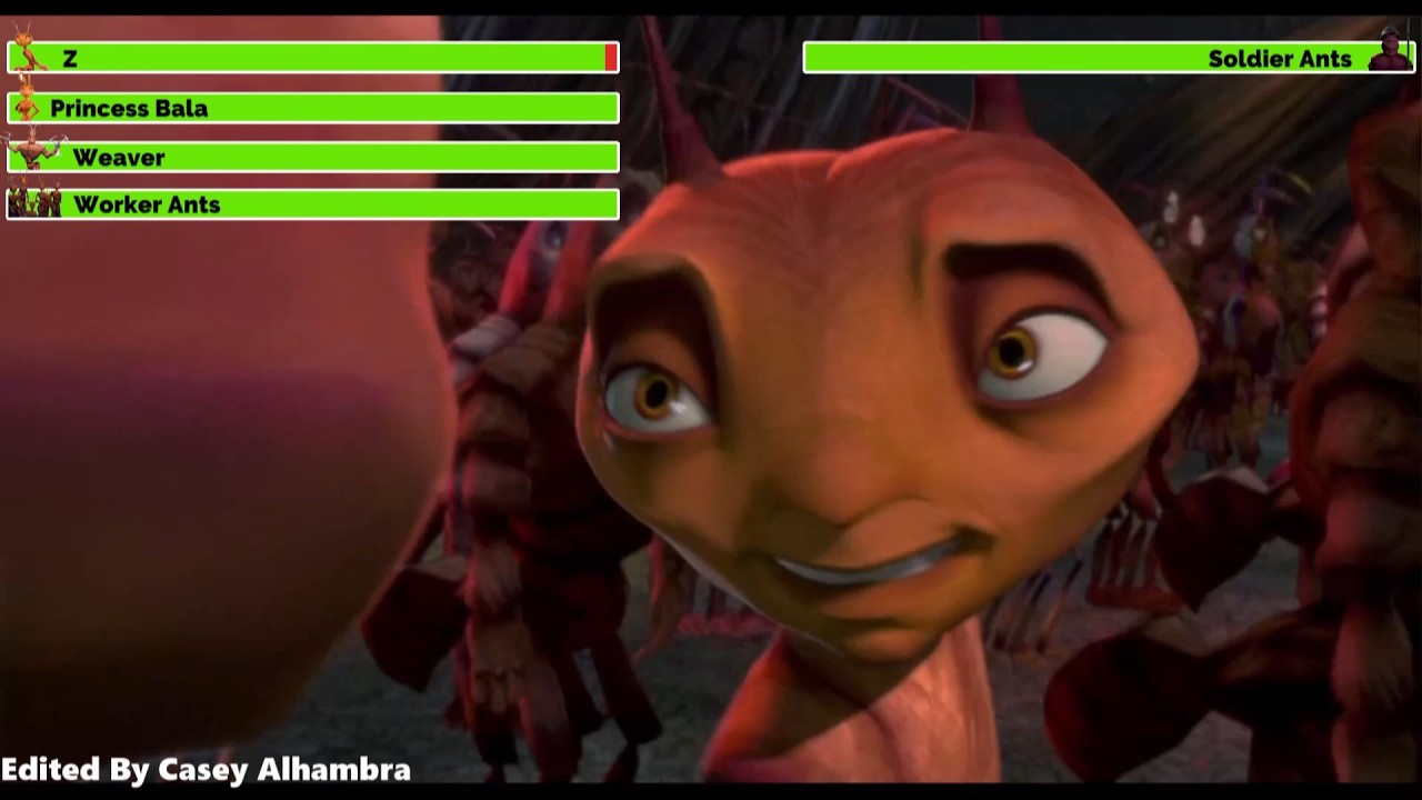 Antz (1998) Bar Brawl Scene with healthbars - YouTube