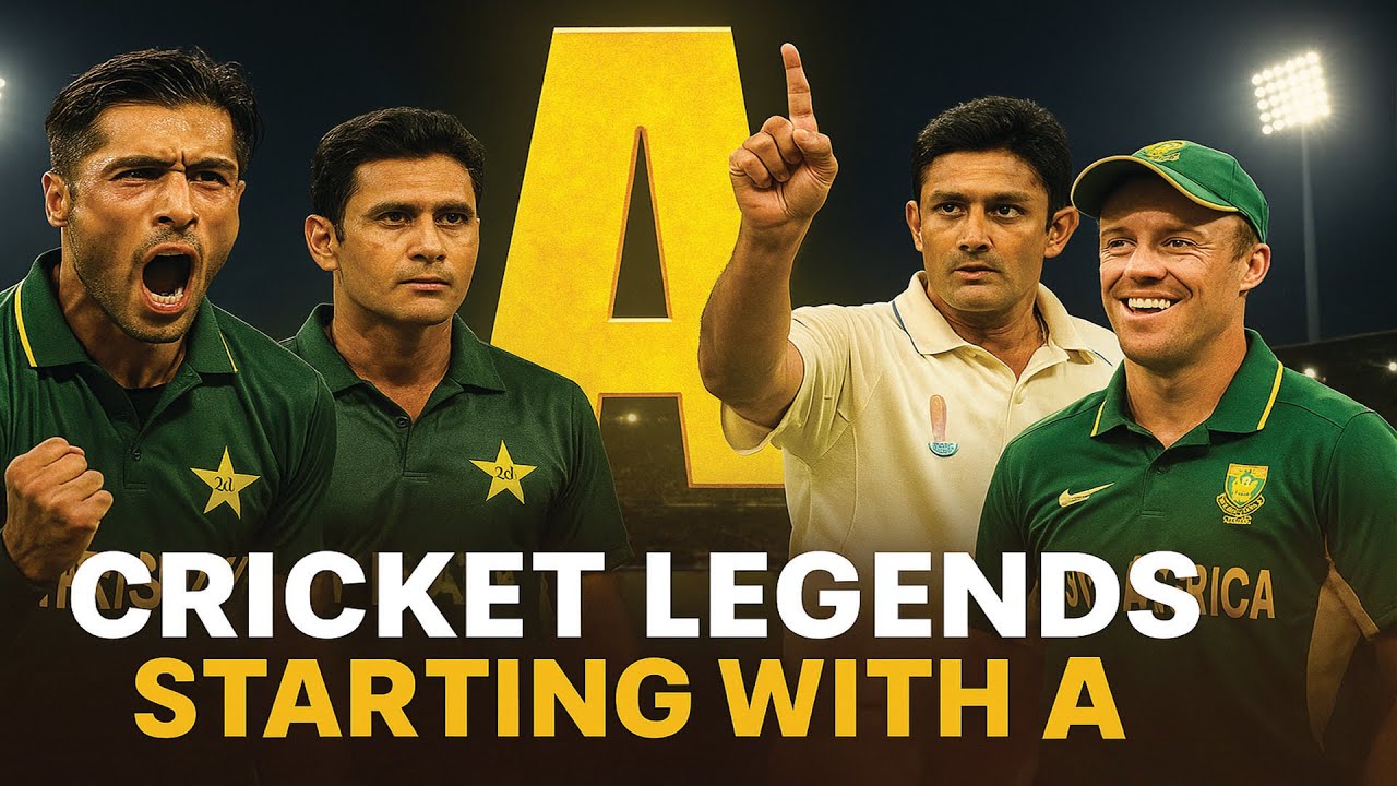 "From the pitch to our hearts: Legends that start with 'A'! 🏏💥 - YouTube