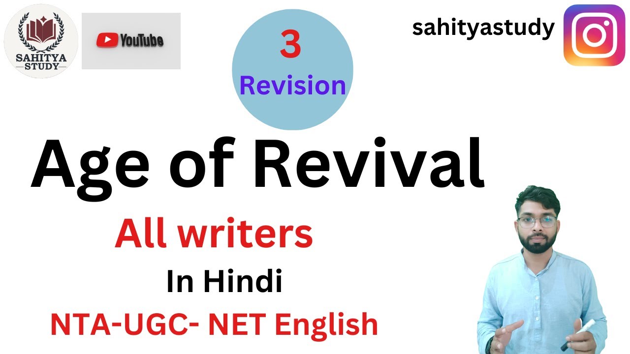 Revision : Age of Revival in Hindi || UGC NET English literature ...