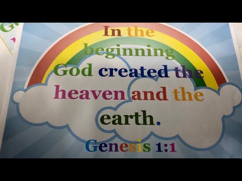 Memory verse: Genesis 1:1 -“In the beginning God created the heaven and ...