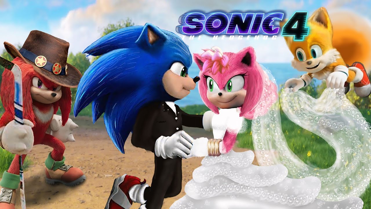 Sonic the Hedgehog 4. The Wedding of Sonic and Amy Rose. Sonic in love ...