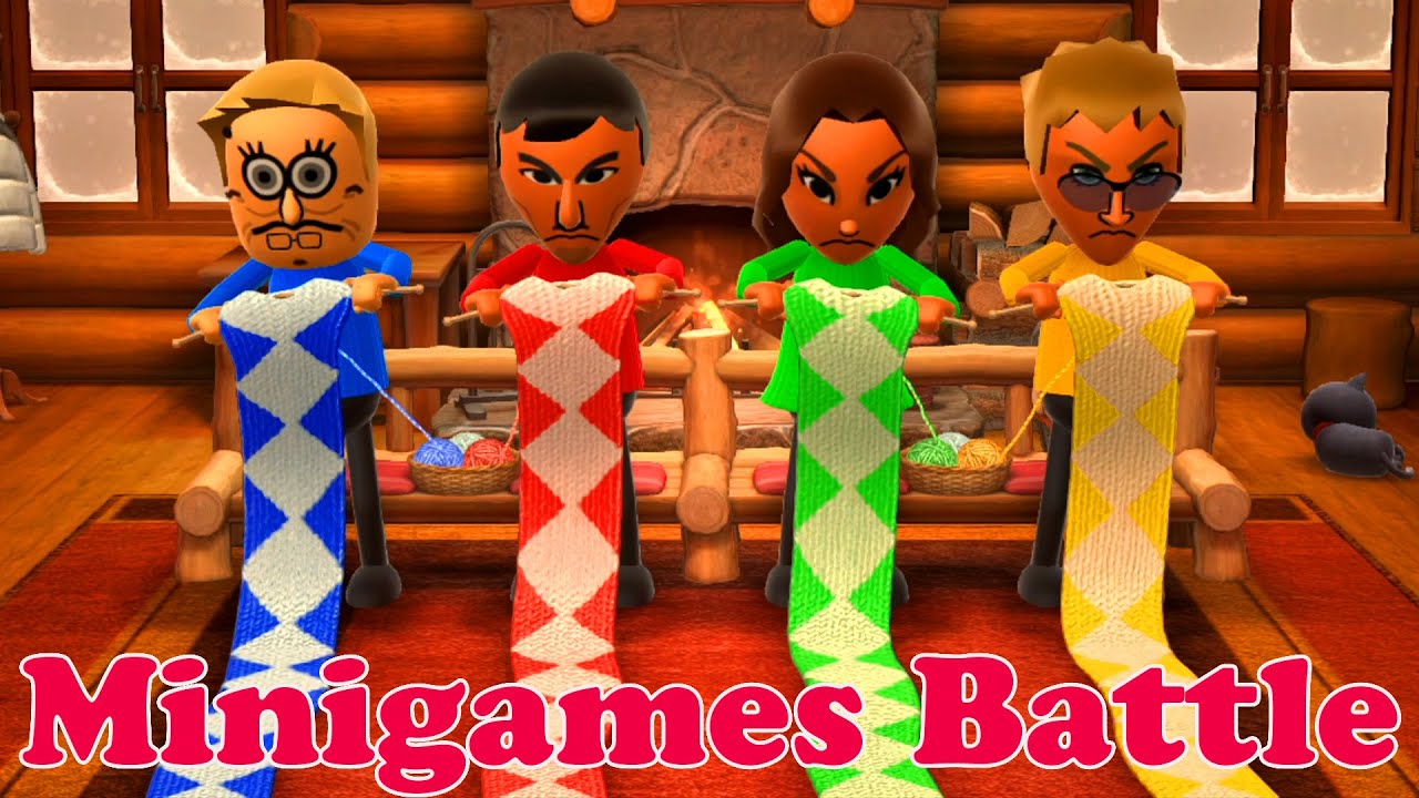 Wii Party U Minigames - SpongeBob Vs Bo-Jia Vs Na-rea Vs Barry (Master ...