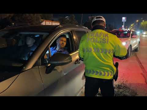 D-100’de polis ekiplerinden geniş çaplı denetim