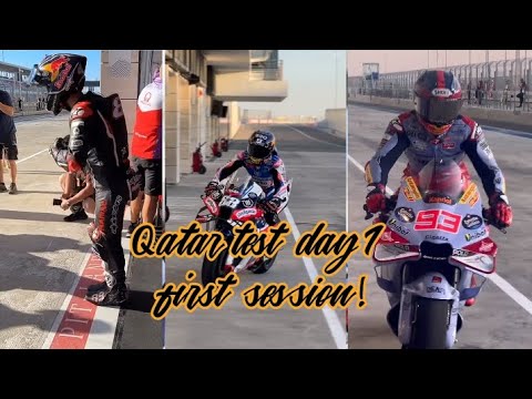 box and run ! First session of Qatar test | 2024 winter test - YouTube