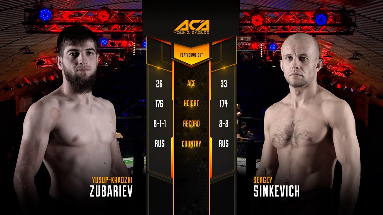 Юсуп-Хаджи Зубариев vs. Сергей Синкевич | Yusup-Khadzhi Zubariev vs. Sergey Sinkevich | ACA YE ...
