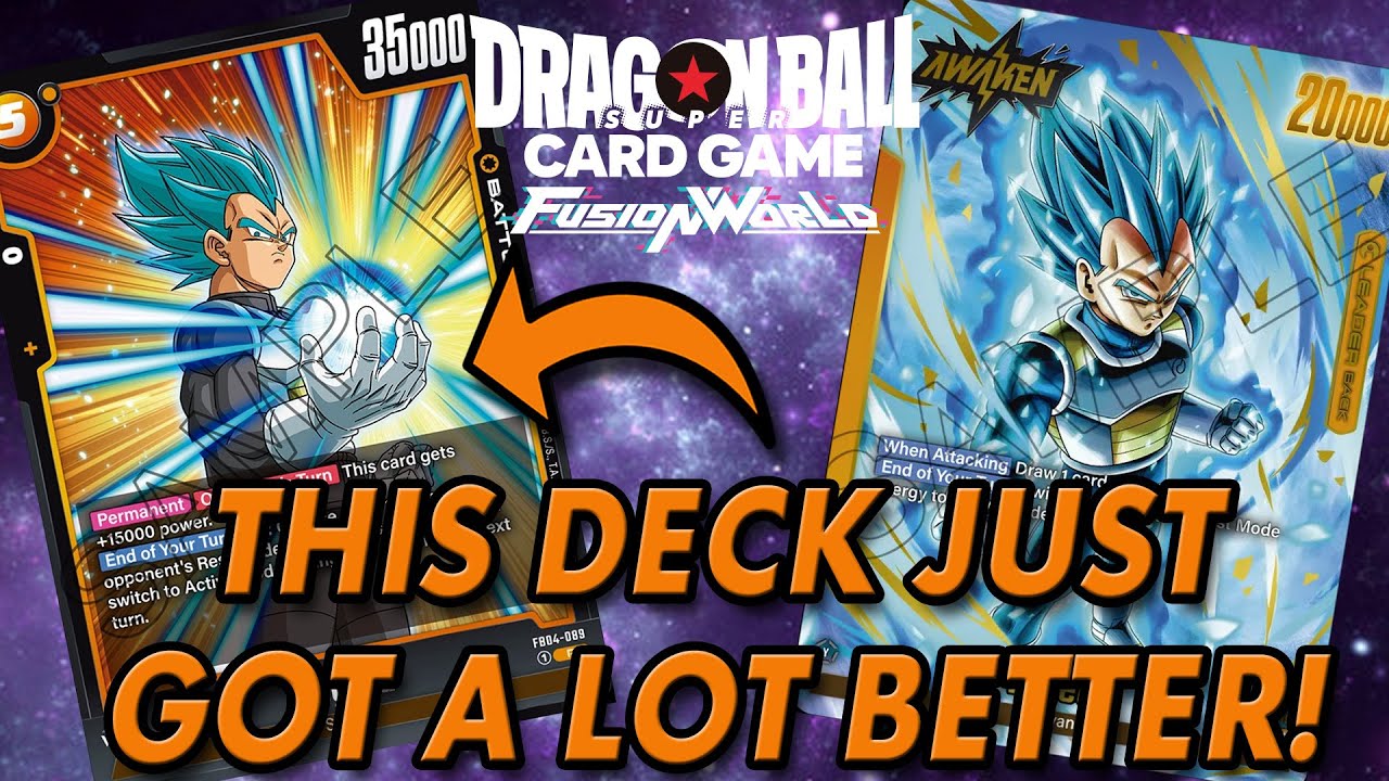 Yellow Vegeta Deck Tech & Gameplay | Fusion World - Ultra Limit - YouTube