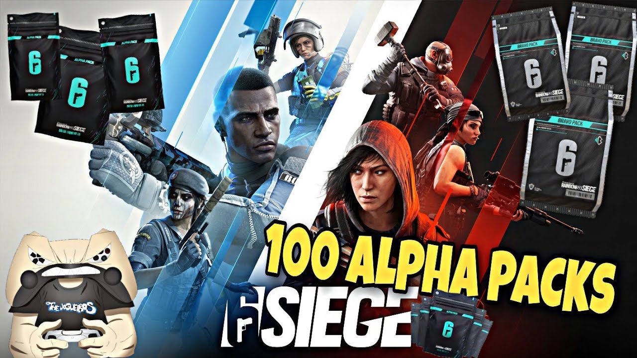 ABRINDO 100 ALPHA PACKS - RAINBOW SIX SIEGE - YouTube