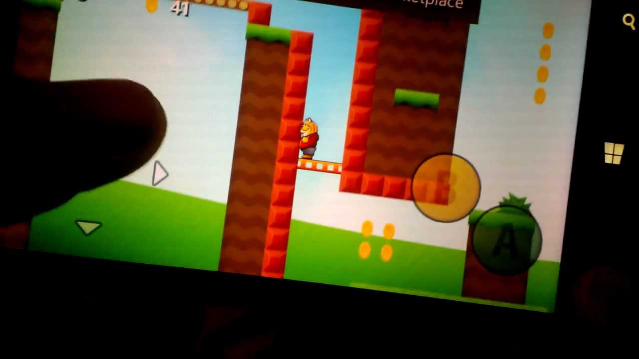 Mario Game on Nokia Lumia 920 - YouTube
