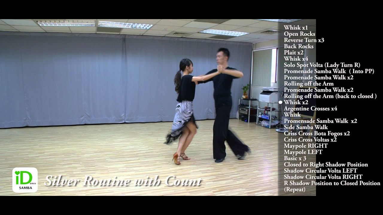 Samba Silver Routine Count 02 - YouTube