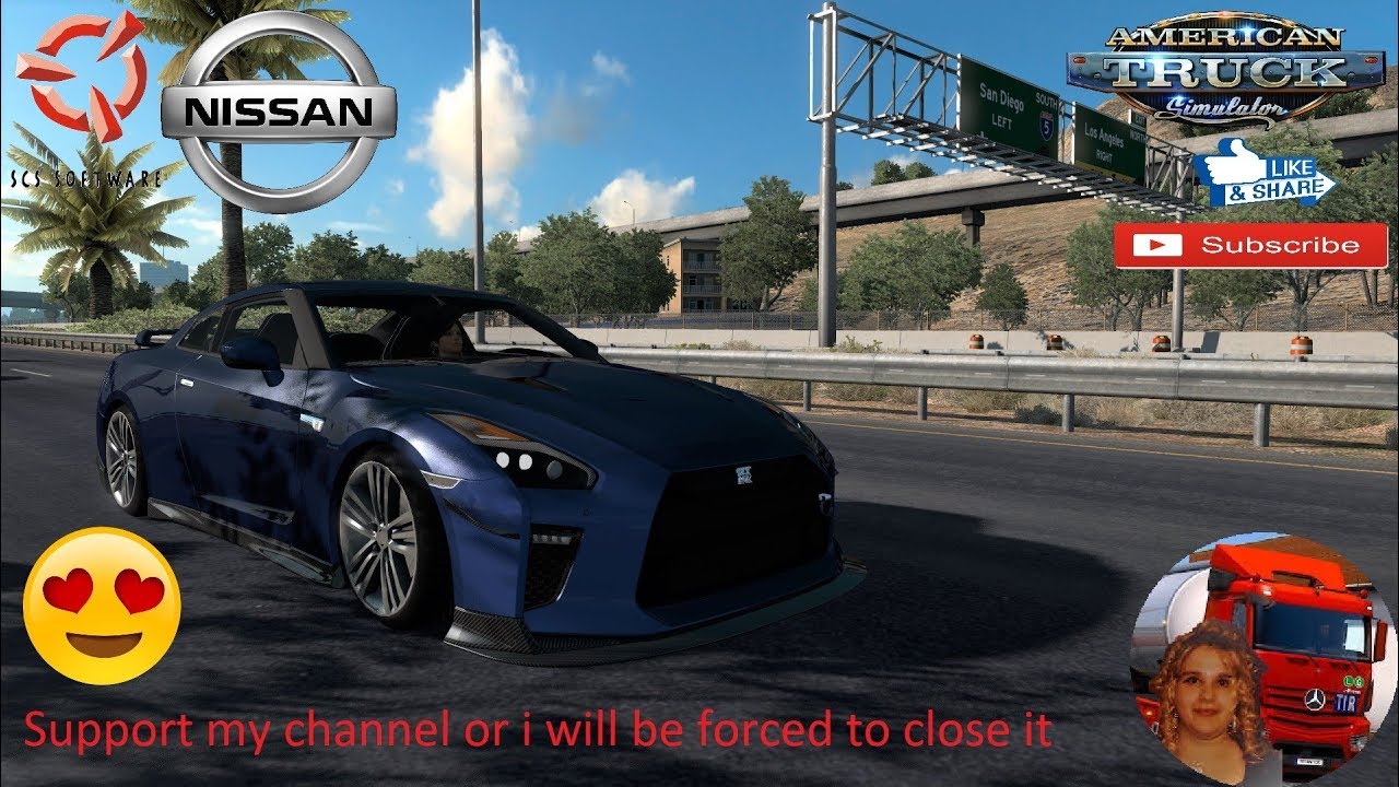 American Truck Simulator (1.36) NISSAN GTR R35 V2.0 for ATS & ETS 2 ...