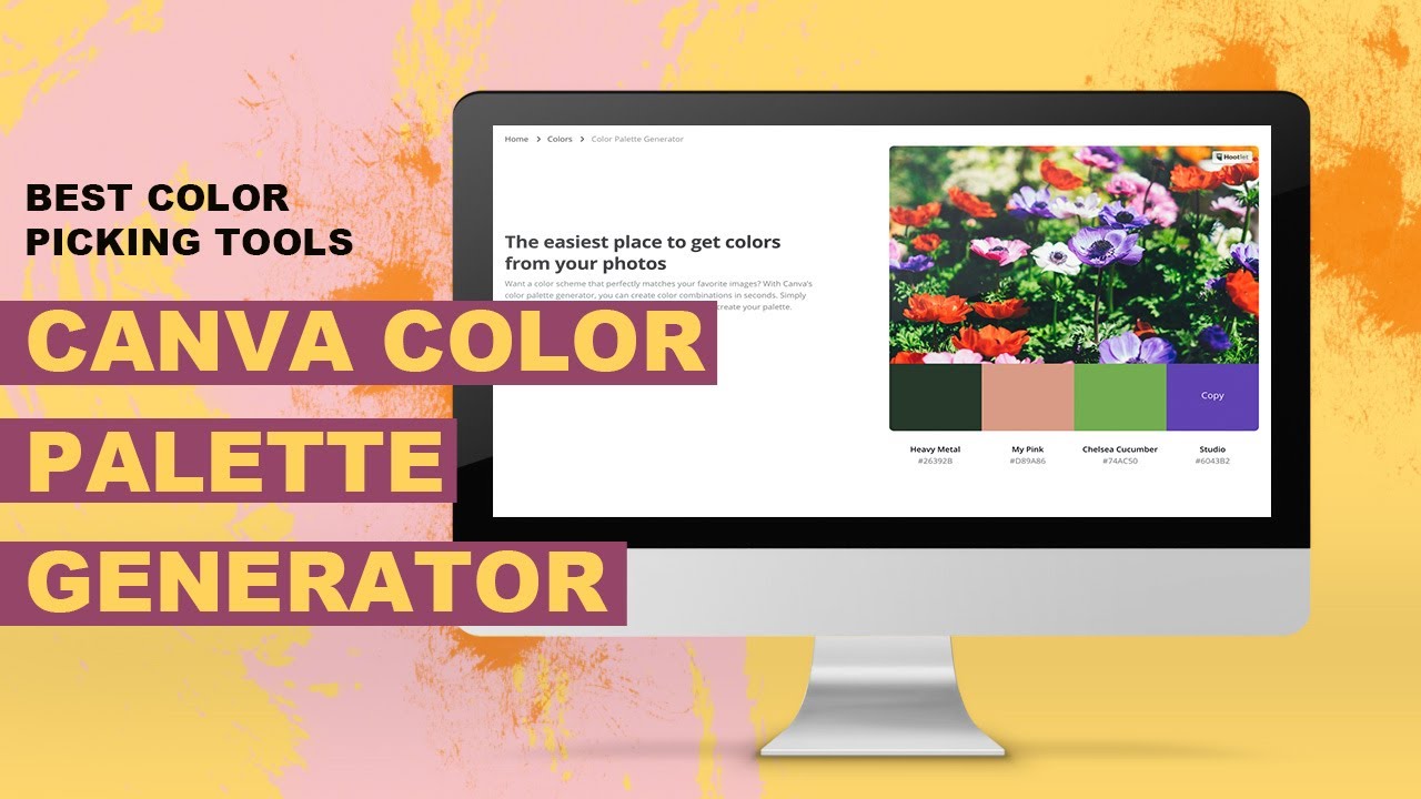 Best Color Picking Tools: Canva Color Palate Generator - YouTube