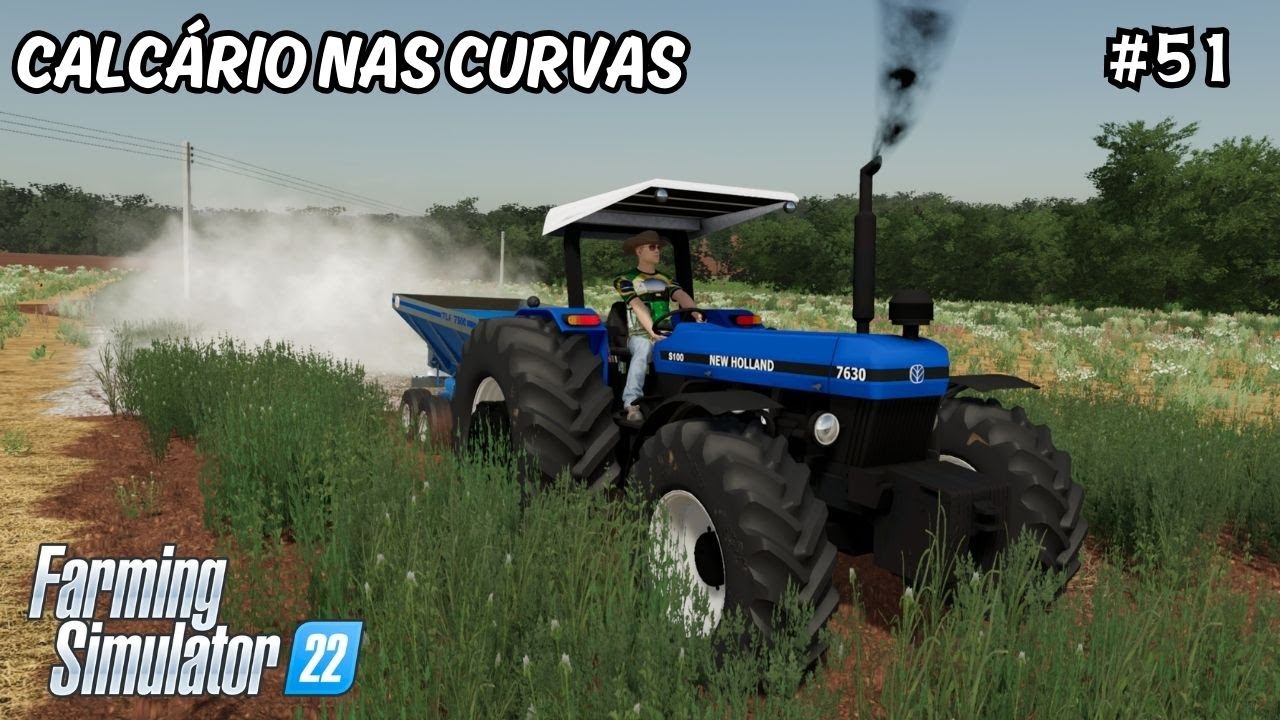 Primeira Lida do New Holland 7630//Mapa Estância Agrícola//Farming ...