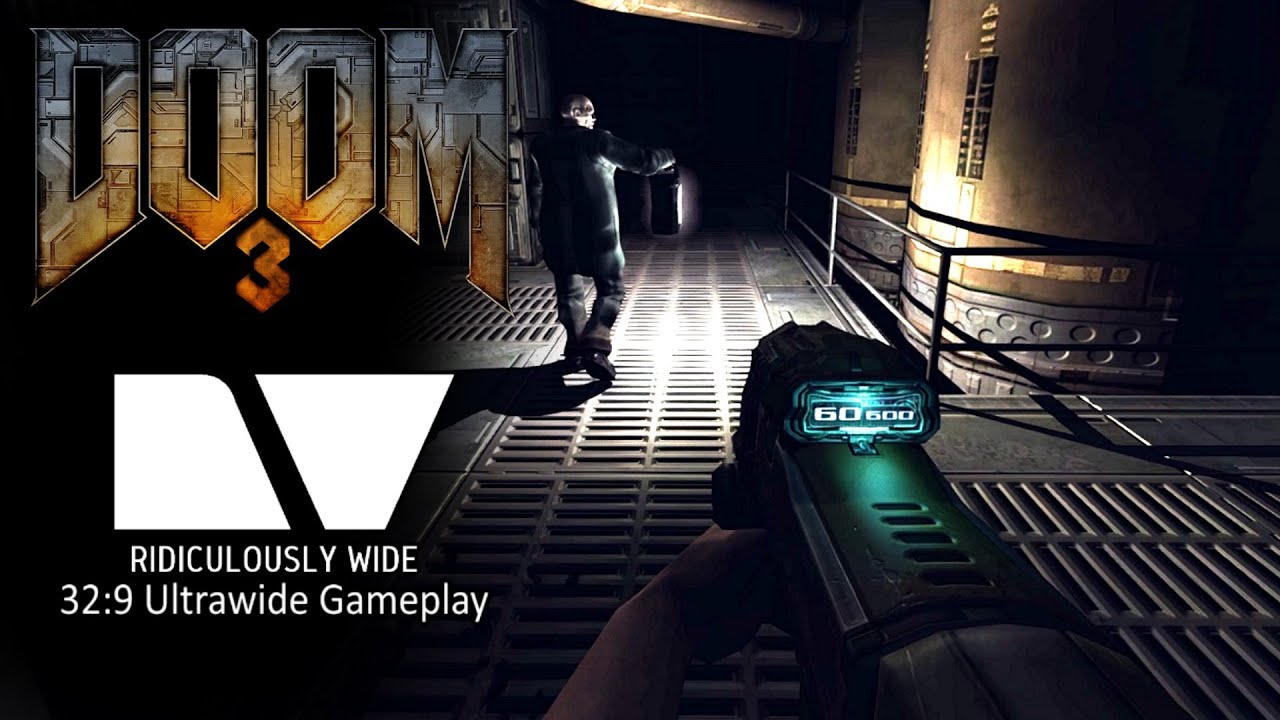 DOOM 3 BFA+High Definiton Mod & 115 FOV || 32:9 Gameplay - YouTube