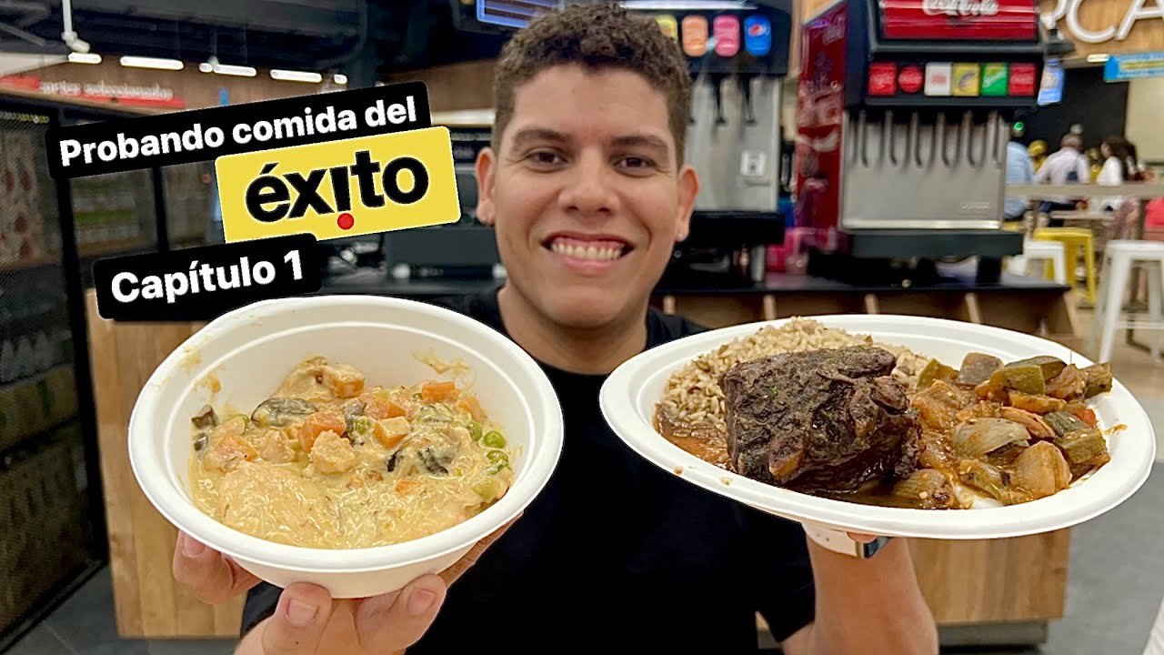 Probando comida del Supermercado Exito en Colombia - Capitulo 1 - YouTube