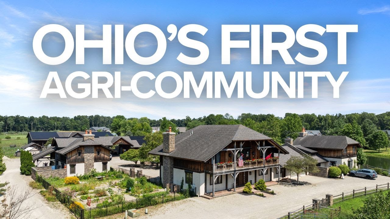 Inside Ohio's NEWEST Community w/a Working Farm: Aberlin Springs - YouTube