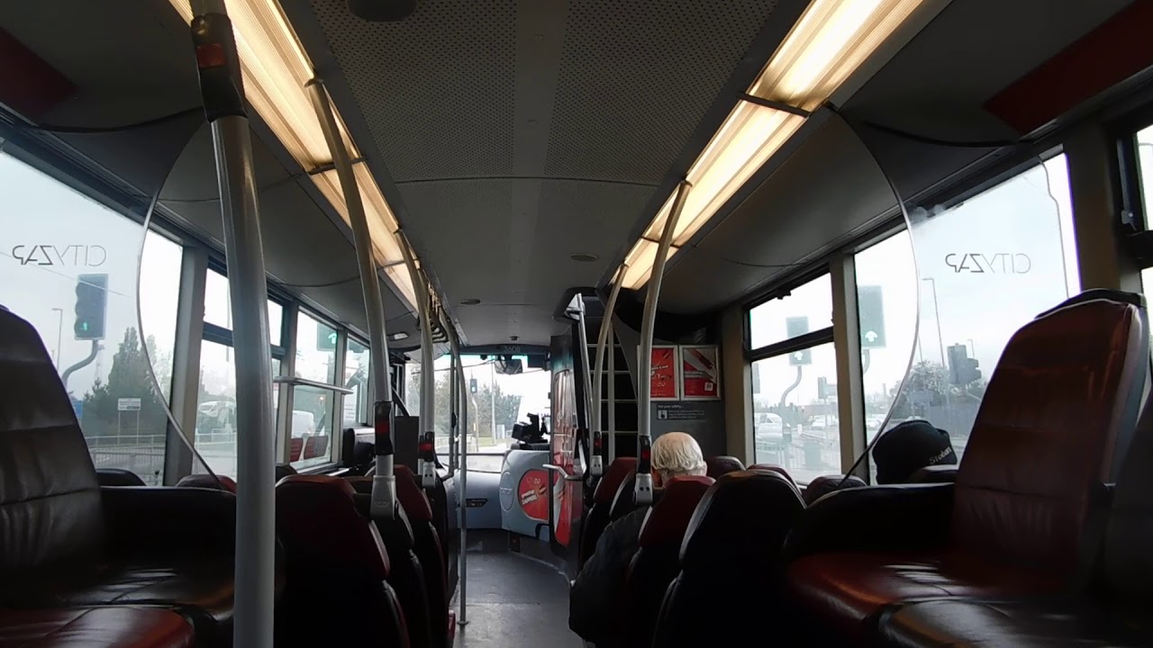 *Turbo Whistle* Transdev York Volvo B7TL Gemini 3608 (YC53 MXU) Route ...
