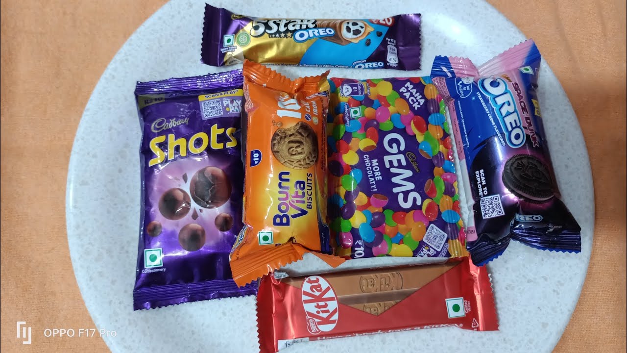 5Star Oreo Vs Shots Vs Bourn vita Biscuits Vs Gems Vs Oreo Biscuits Vs ...